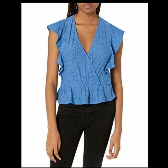 BCBG | Tops | Nwt Bcbg Riviera Marquee Top Blue Small | Poshmark